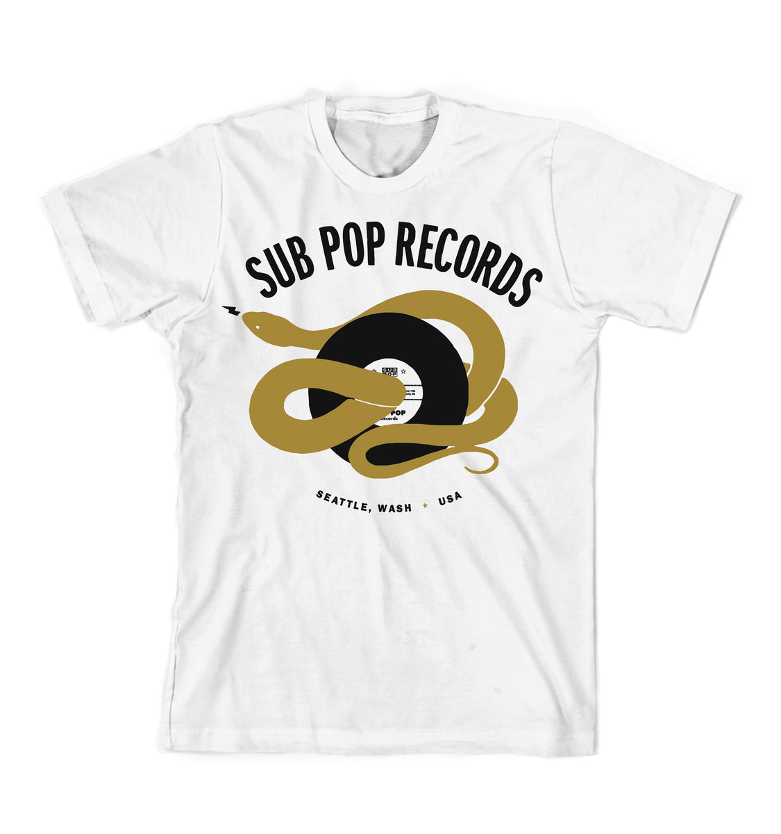 Snake White T-Shirt – Sub Pop Direct