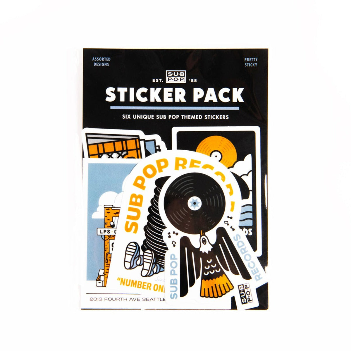 #10 Sticker Pack – Sub Pop Direct
