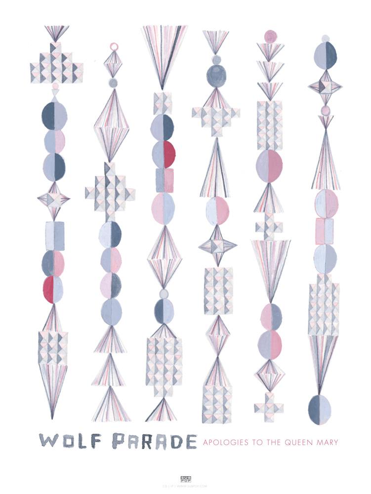 Wolf Parade Apologies to the Queen Mary Poster – Sub Pop Direct