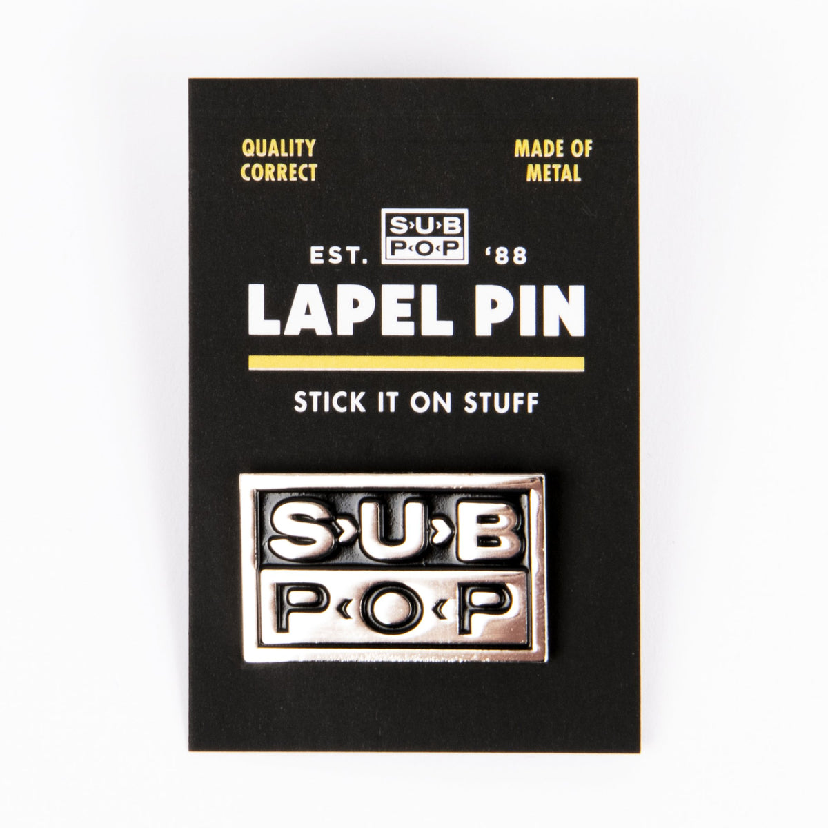 Logo Lapel Pin – Sub Pop Direct